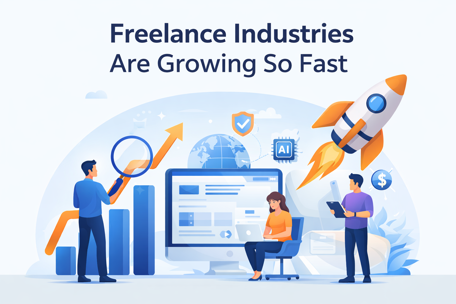 Fastest Growing Freelance Industries Right Now (2025–2026) - Upskill Studio
